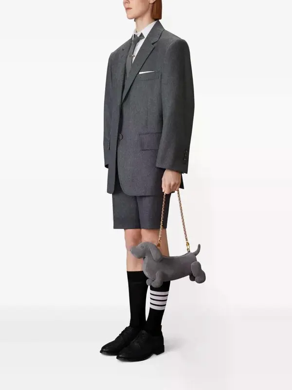 Thom Browne Hector Calf-suede Shoulder Bag