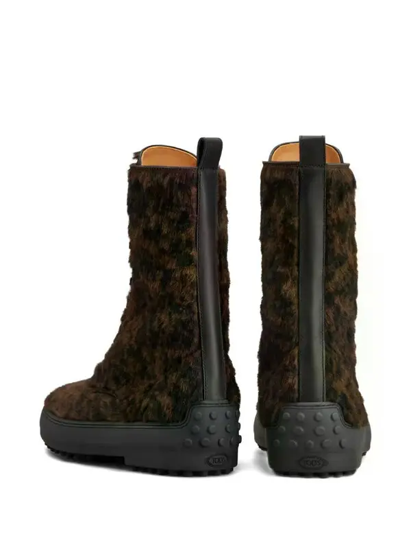 TOD'S Lace-up Ankle Boots - Brown