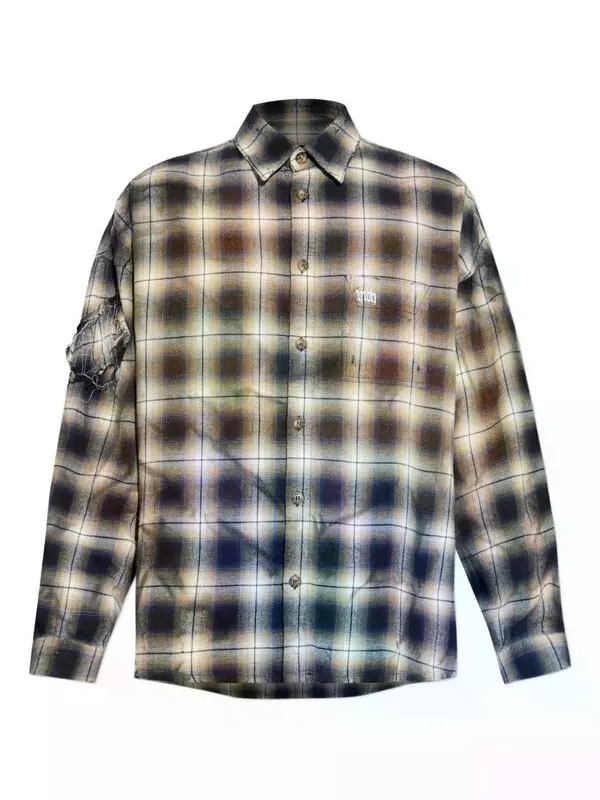 MISBHV Plaid Ripped Shirt