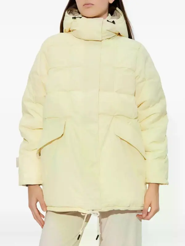 RETHINKIT STUDIOS Quilted Hooded Parka Coat