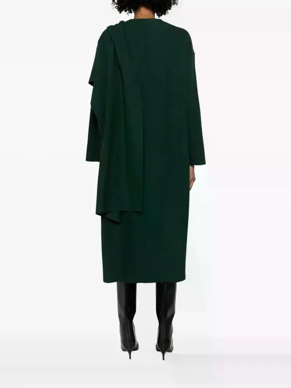 NIU Draped Coat - Green