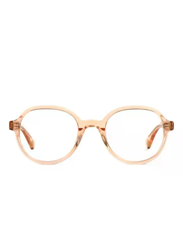 PETER AND MAY Mia Oval-frame Glasses - Neutrals