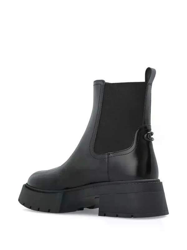 COACH Lug-sole Leather Chelsea Boots