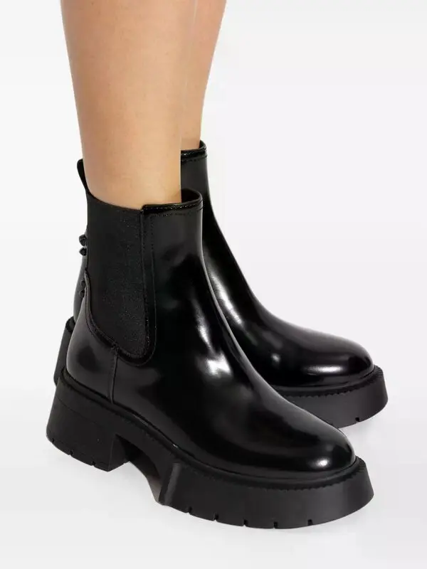 COACH Lug-sole Leather Chelsea Boots