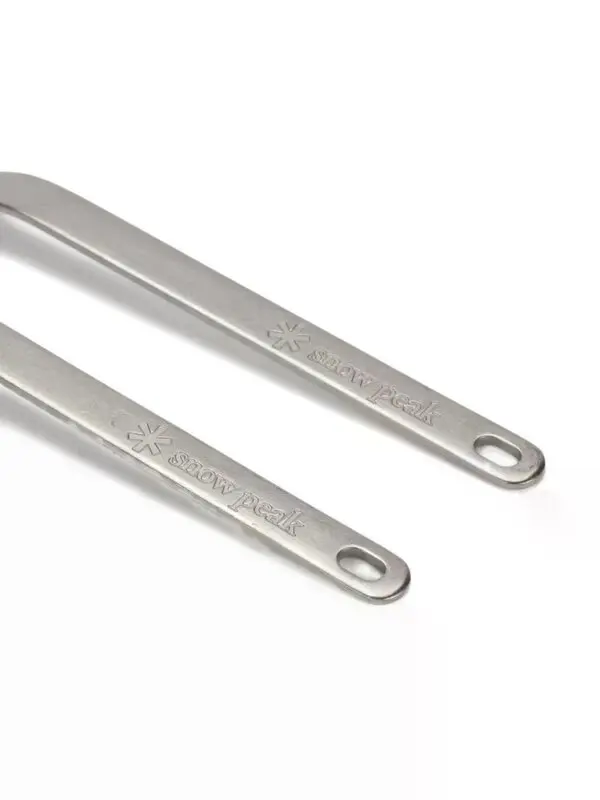 SNOW PEAK Logo-engraved Fork And Spoon Set