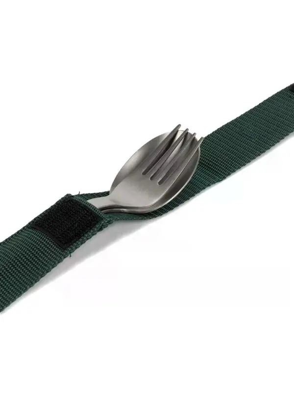 SNOW PEAK Logo-engraved Fork And Spoon Set
