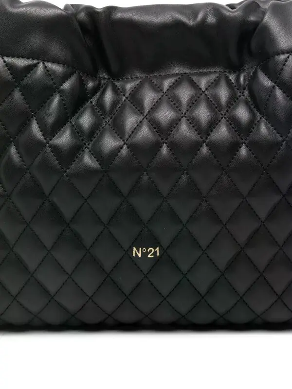 N°21 Quilted Drawstring Crossbody Bag