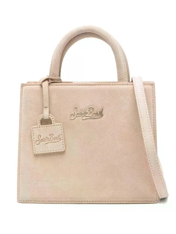 MC2 SAINT BARTH Mini Suede Tote Bag - Neutrals