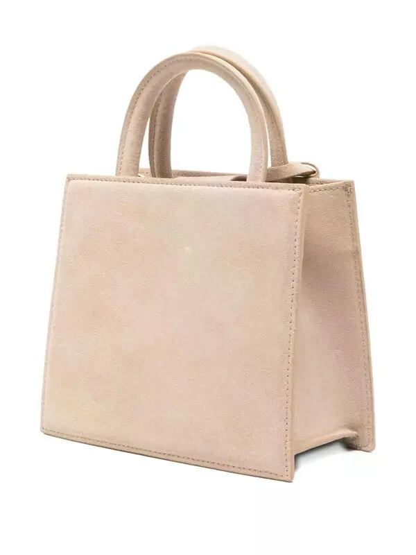 MC2 SAINT BARTH Mini Suede Tote Bag - Neutrals