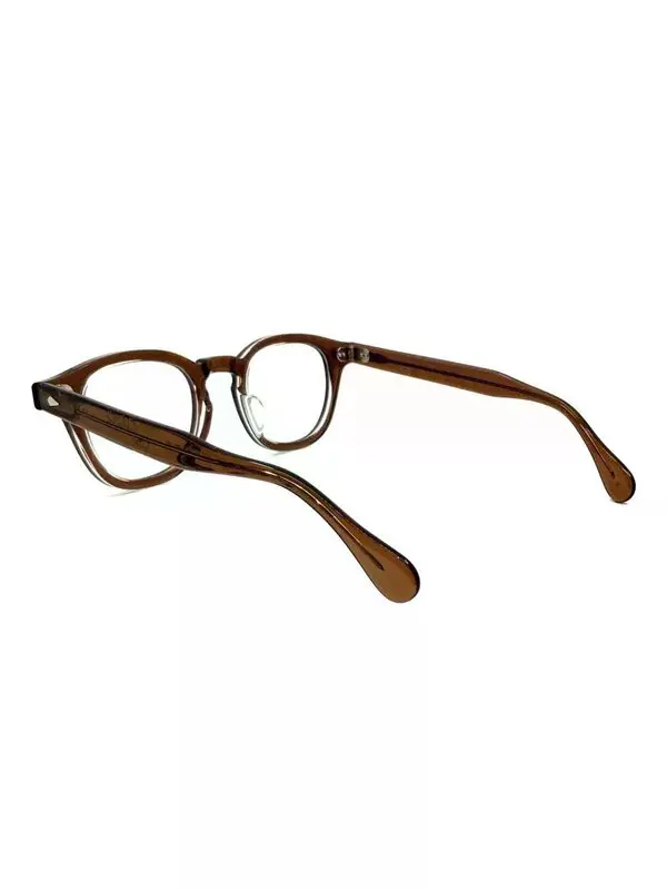 JULIUS TART OPTICAL Round-frame Glasses - Brown