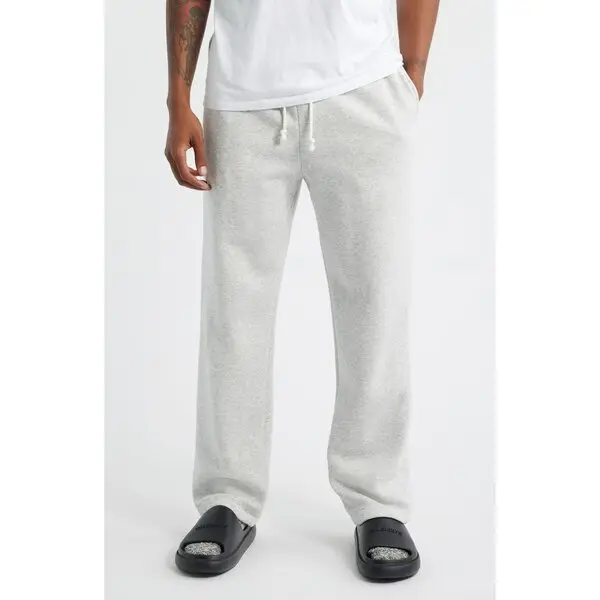 SKIMS Classic Straight Leg Lounge Pants - Light Heather Grey