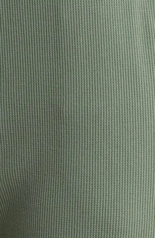 PAPINELLE Claire Waffle Knit Pajamas - Moss