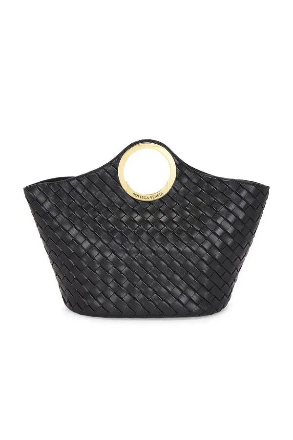 Bottega Veneta Large Picnic Bag - Black & Muse Brass