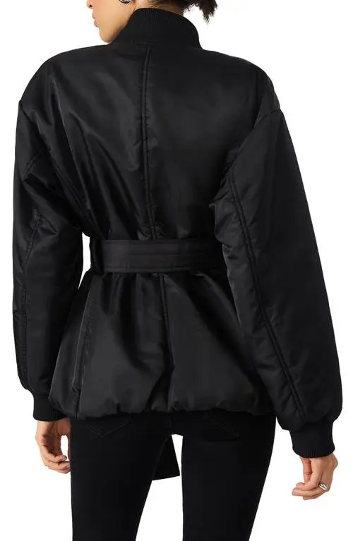 Steve Madden Eryn Belted Nylon Jacket