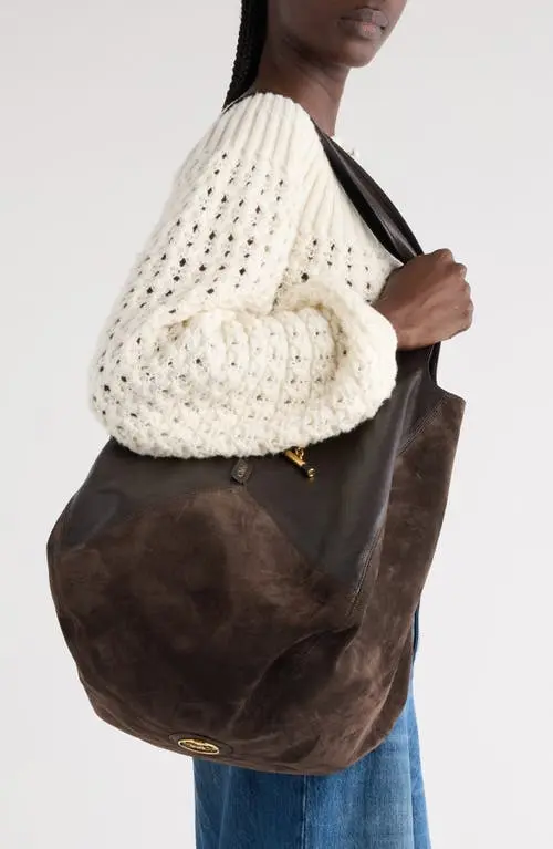 Chloé Balloon Patchwork Hobo Bag - Kohl Brown