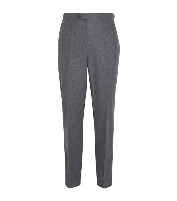 Isaia Wool-cashmere Tailored Trousers