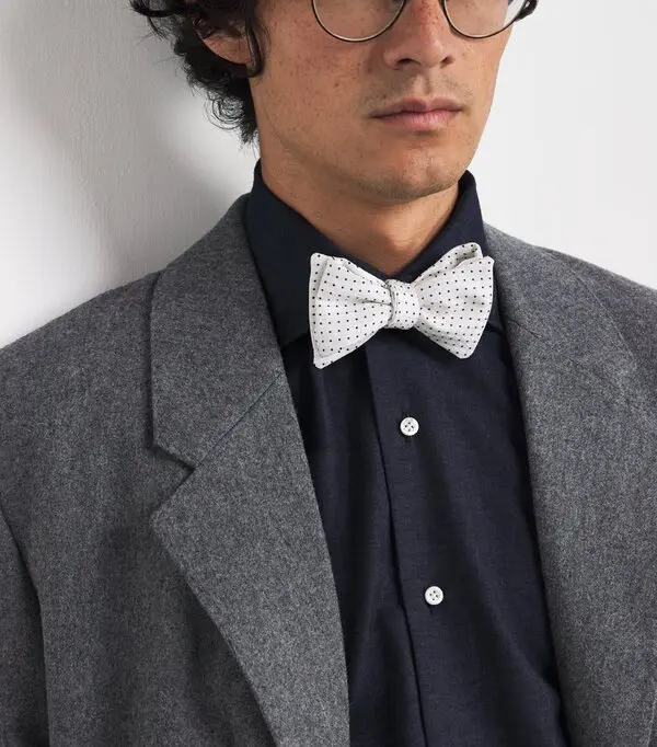 Isaia Silk Tuxedo Bow Tie