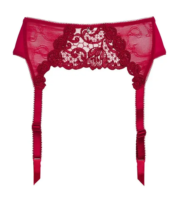 Fantasie Portia Suspender Belt - Red