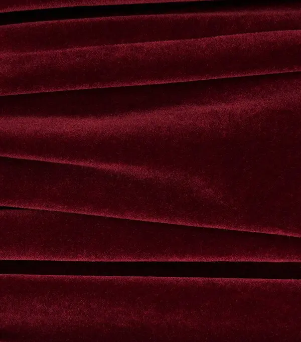 red and burgundy dress Burgundy A line Satin Long Prom Dress, Burgundy Sweet 16 Dress – shopluu main image 1