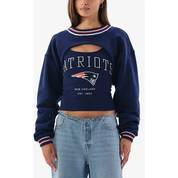 OFF SEASON Fleece Shrug Cami - Navy