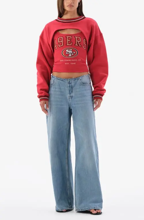 OFF SEASON Fleece Shrug Cami - Red