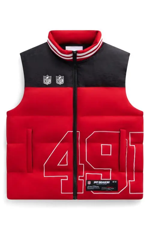 OFF SEASON Team Puffer Vest - 49ers