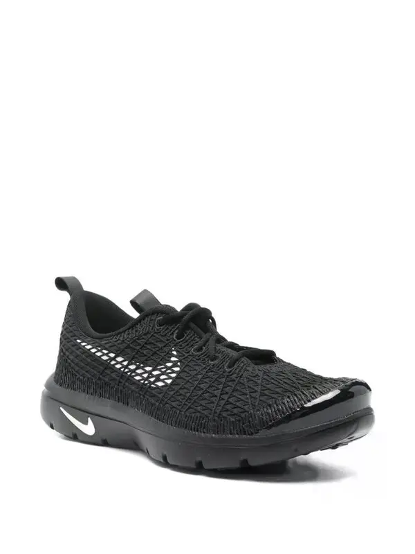 Comme Des Garçons Mesh Low-top Sneakers - Black