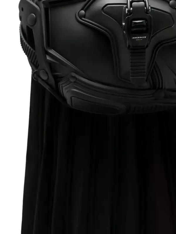INNERRAUM Draped-detail Plissé-effect Shoulder Bag