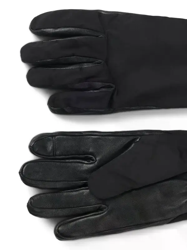 Hugo Leather Panelled Gloves