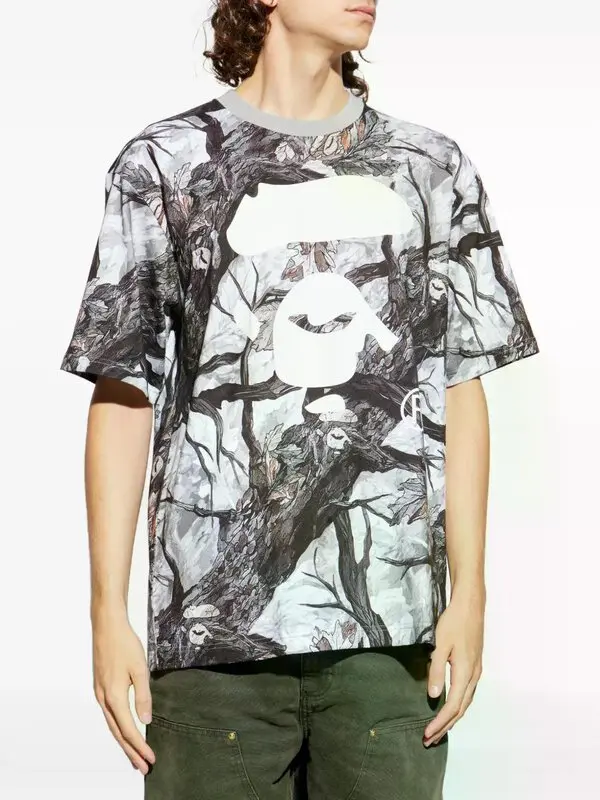 A BATHING APE Logo-print T-shirt