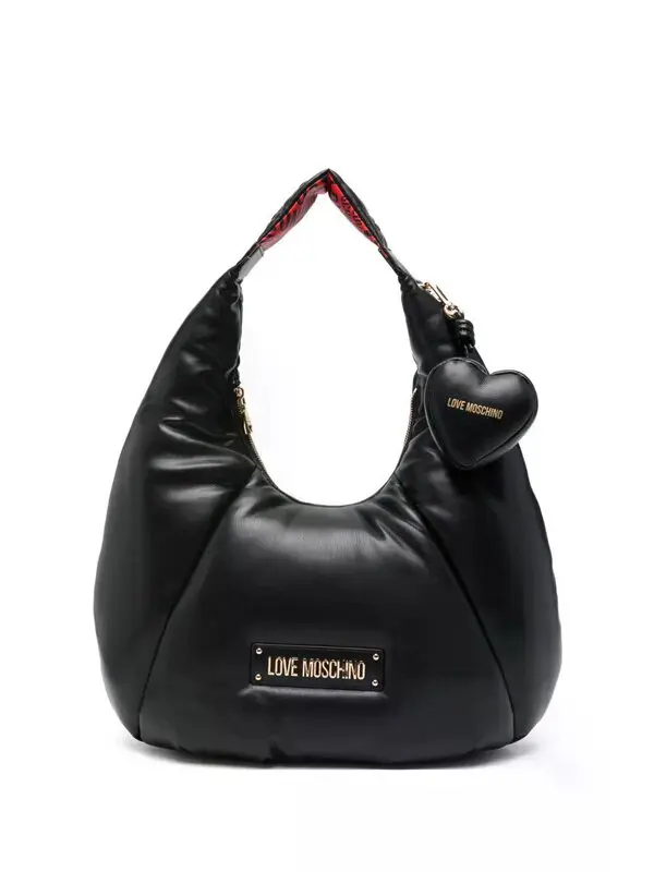 Moschino Puffy Shoulder Bag With Heart Charm