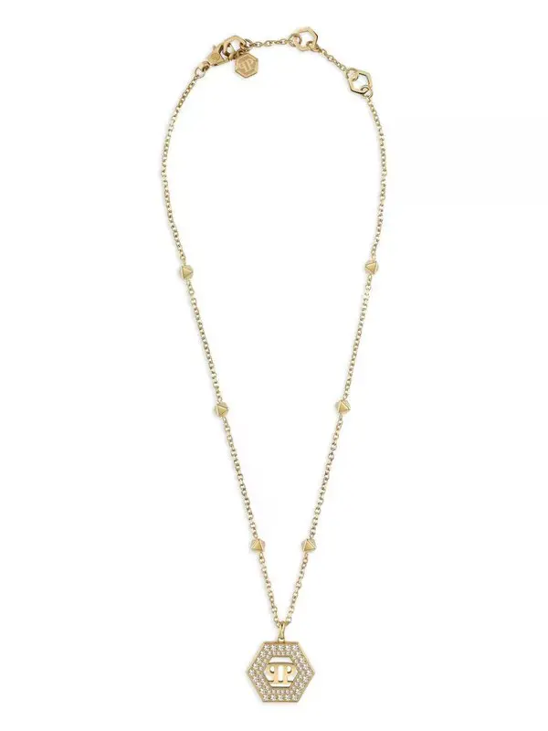 Philipp Plein Legacy Crystal-embellished Necklace - Gold