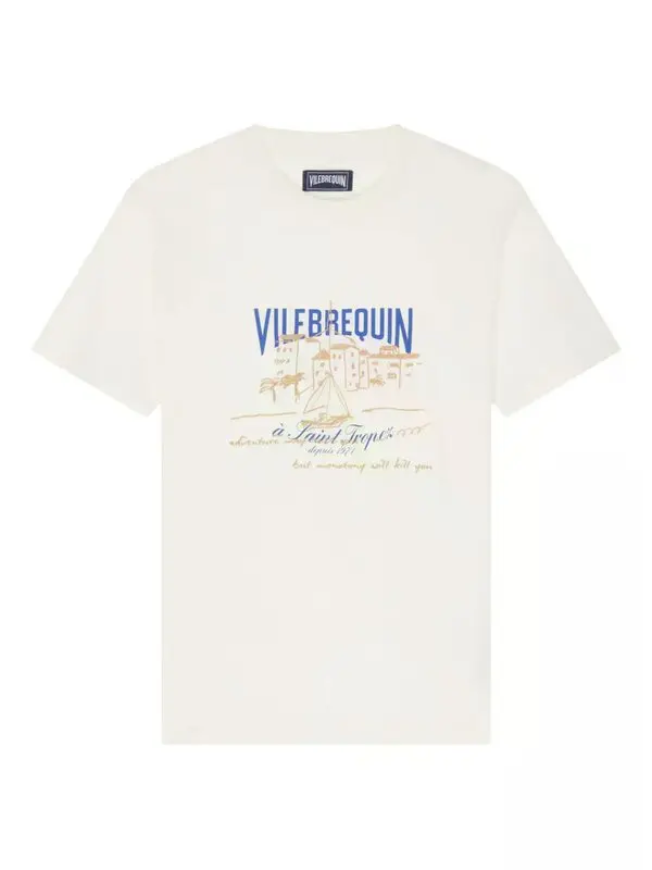 Vilebrequin Logo-print T-shirt - Neutrals
