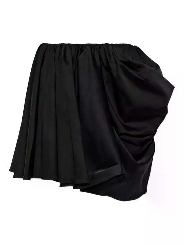 GANNI Draped Mini Skirt