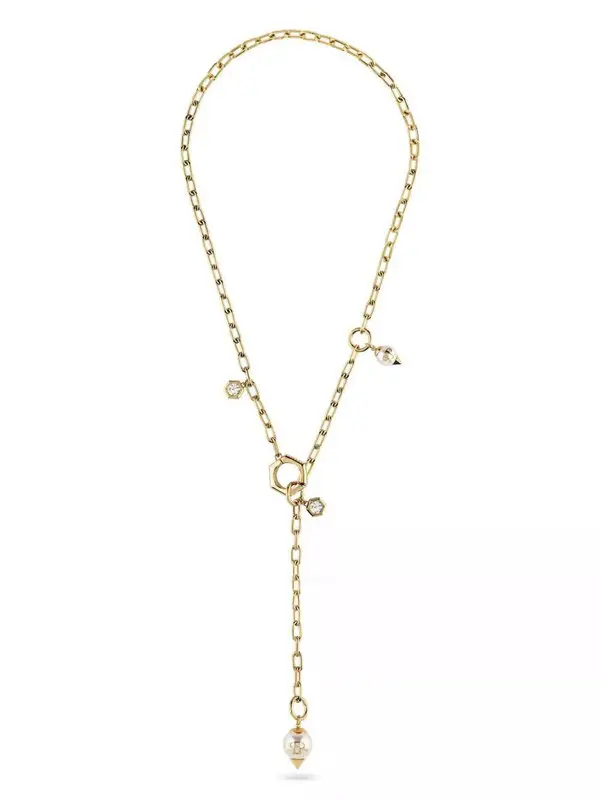 Philipp Plein Rhapsody Crystal Necklace - Gold