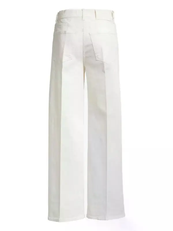 PT TORINO Pressed-crease Wide Leg Jeans