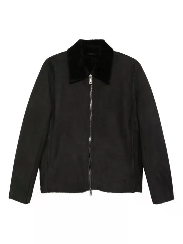 GIORGIO BRATO Shearling-collar Jacket