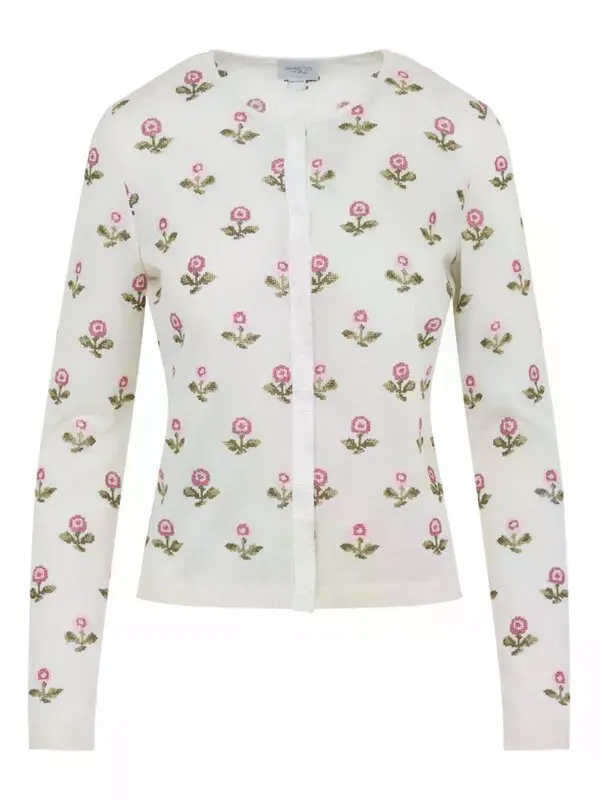 Giambattista Valli Floral Cardigan - Neutrals