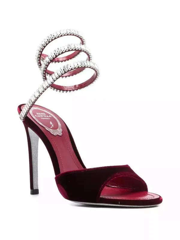 Rene Caovilla 105mm Cleo Spark Sandals