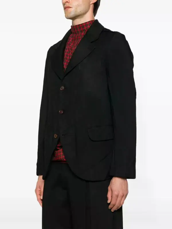 BLACK COMME DES GARÇONS Notched-lapel Blazer