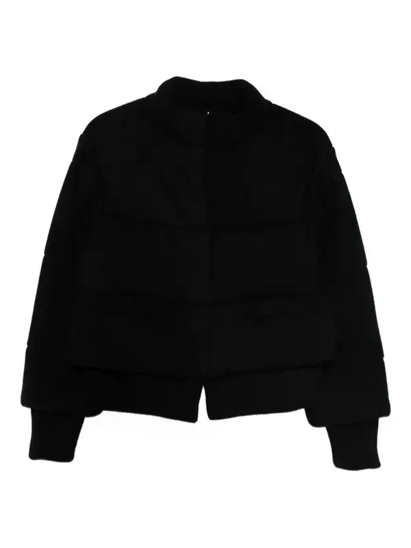 Eric Bompard Quilted High-neck Jacket