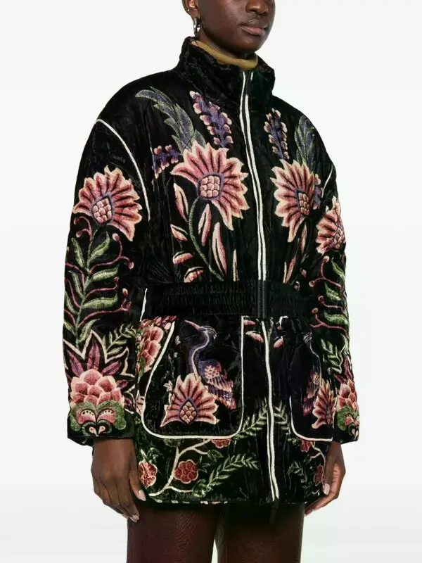 Farm Rio Floral Embroidered Jacket