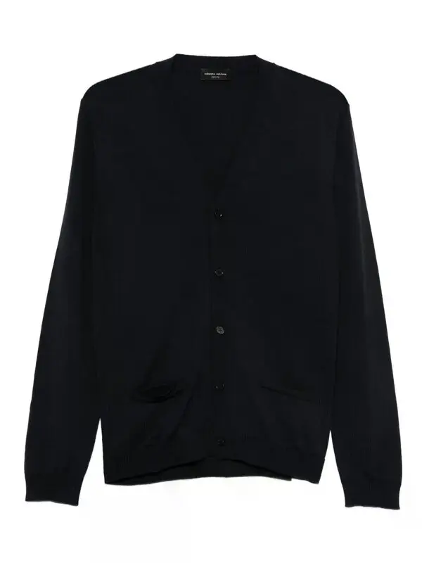 ROBERTO COLLINA V-neck Cardigan