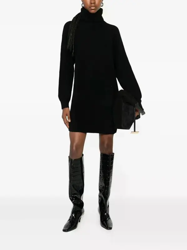 Liu Jo Wool Turtleneck Dress