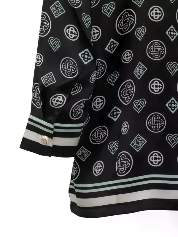 Casablanca Printed Pajama Top