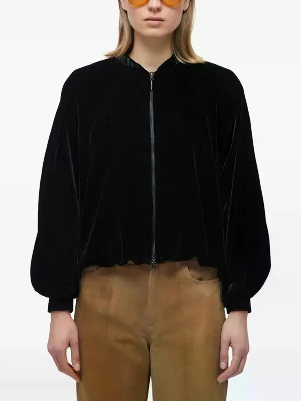 OSKLEN Velvet Bomber Jacket
