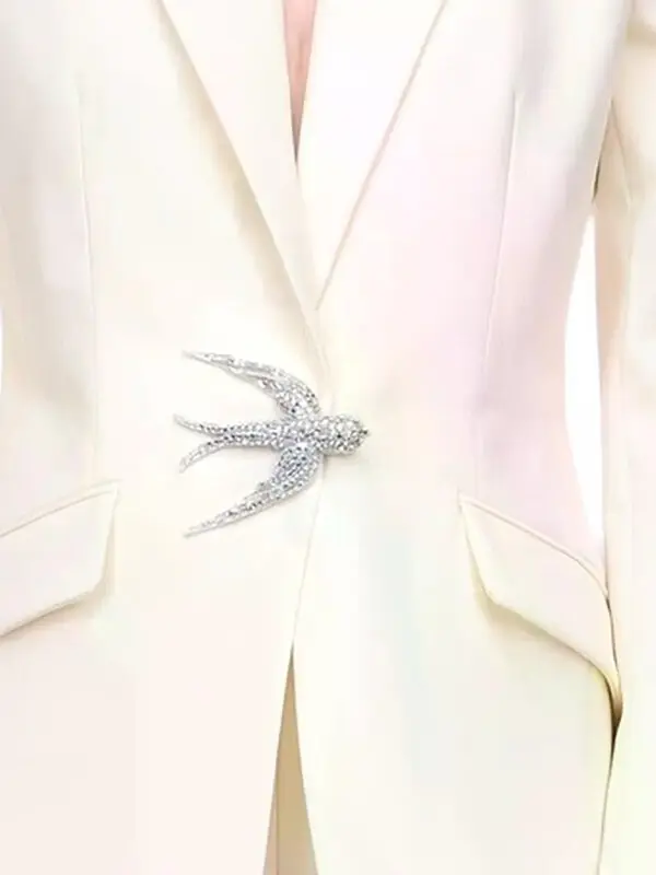 David Koma Bird-embellished Blazer