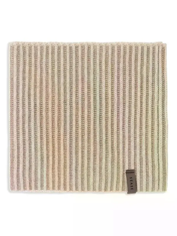 Sease Ribbed Scarf - Neutrals