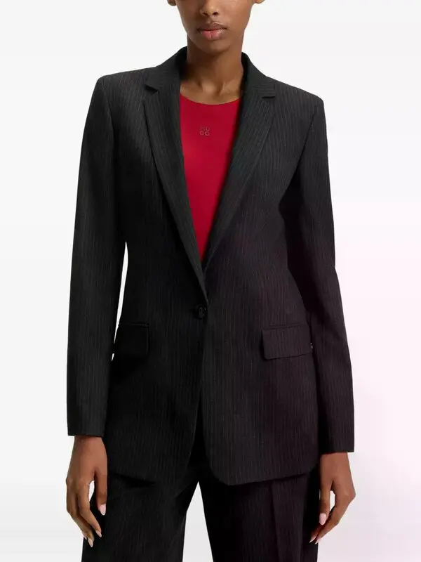 Hugo Pinstripe Single-breasted Blazer