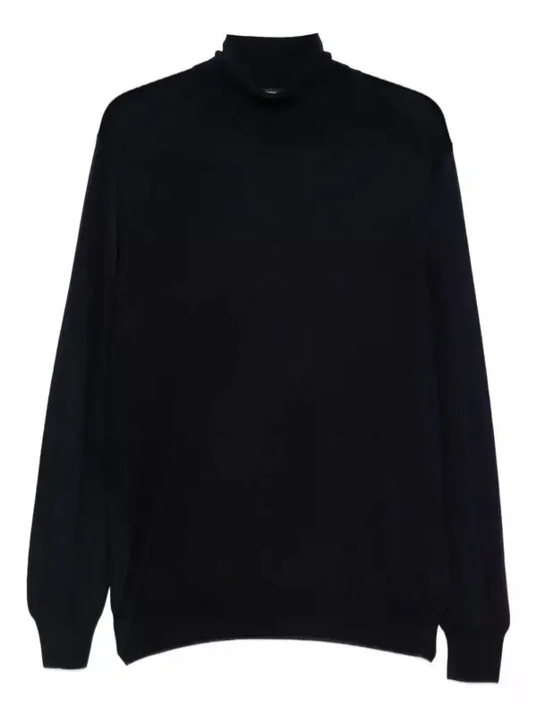 Tagliatore Roll Neck Jumper - Blue